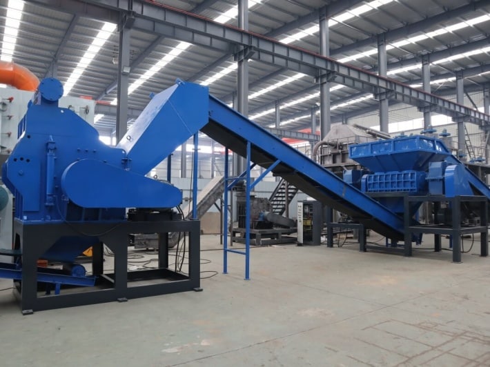 Scrap metal hammer shredder machine - Ecocycle