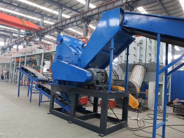 Scrap metal hammer shredder machine - Ecocycle